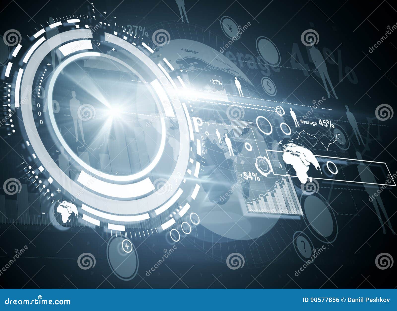 Tech concept stock illustration. Illustration of internet - 90577856