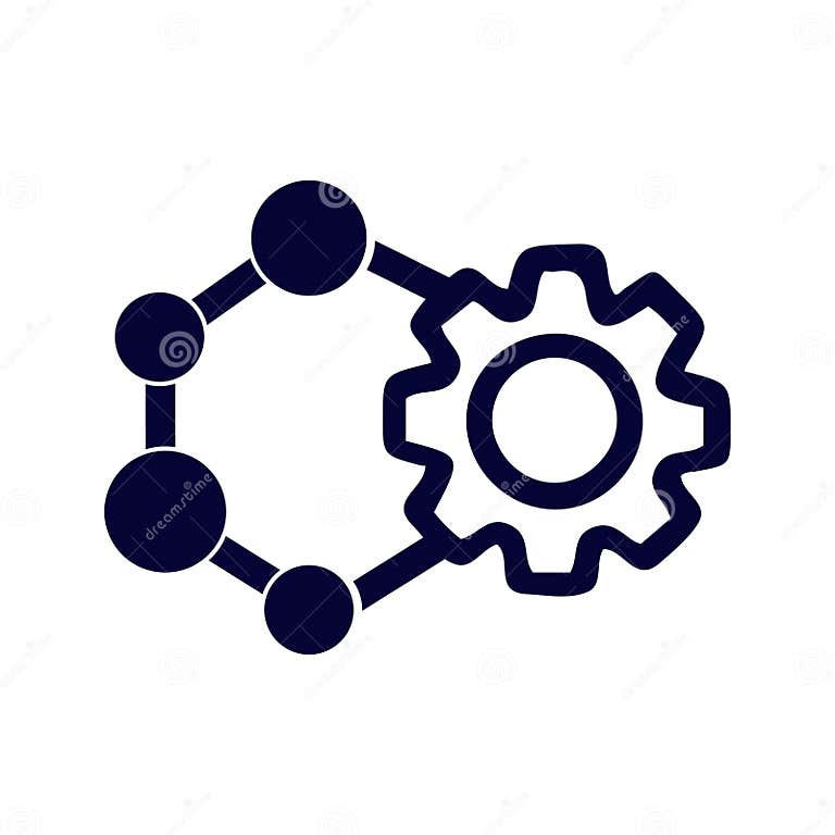 Tech Configure Management Icon Stock Vector - Illustration of ...