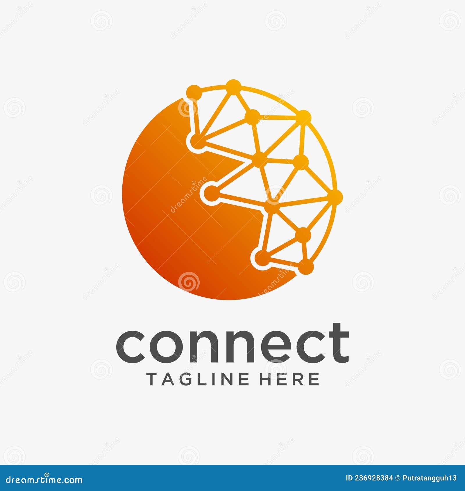 Tech connect logo design stock vector. Illustration of abstract - 236928384