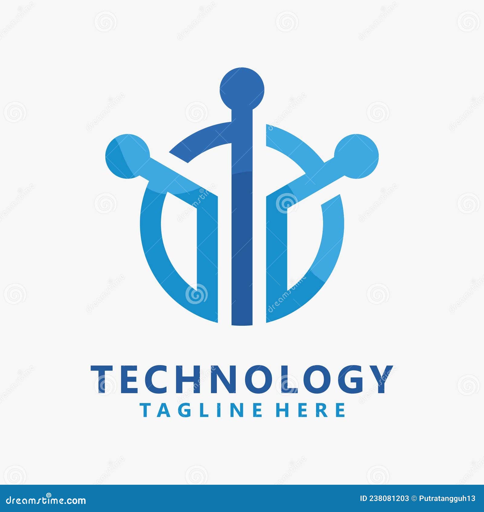 Tech connect logo design stock vector. Illustration of connection ...