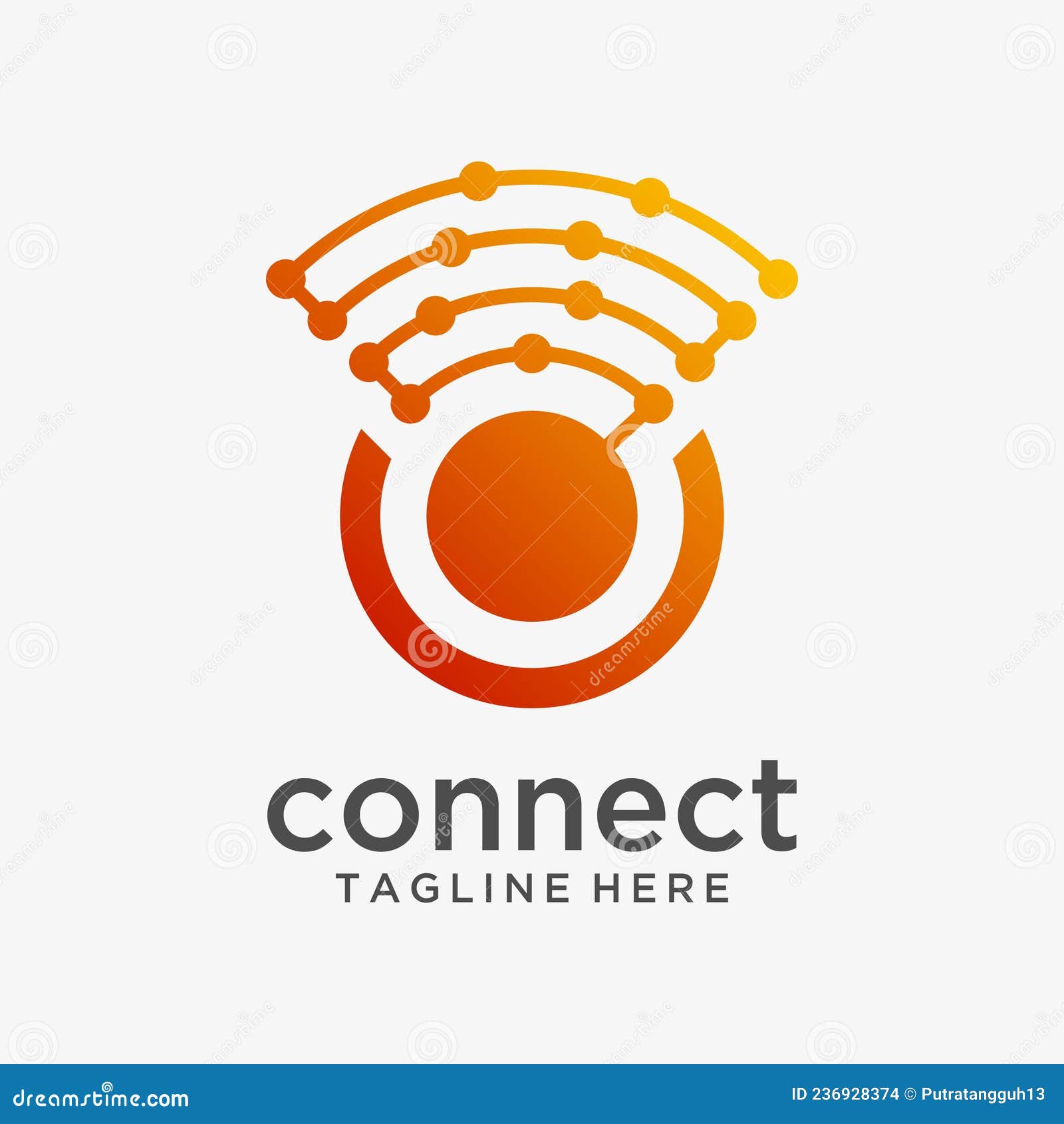 Tech connect logo design stock vector. Illustration of innovation ...