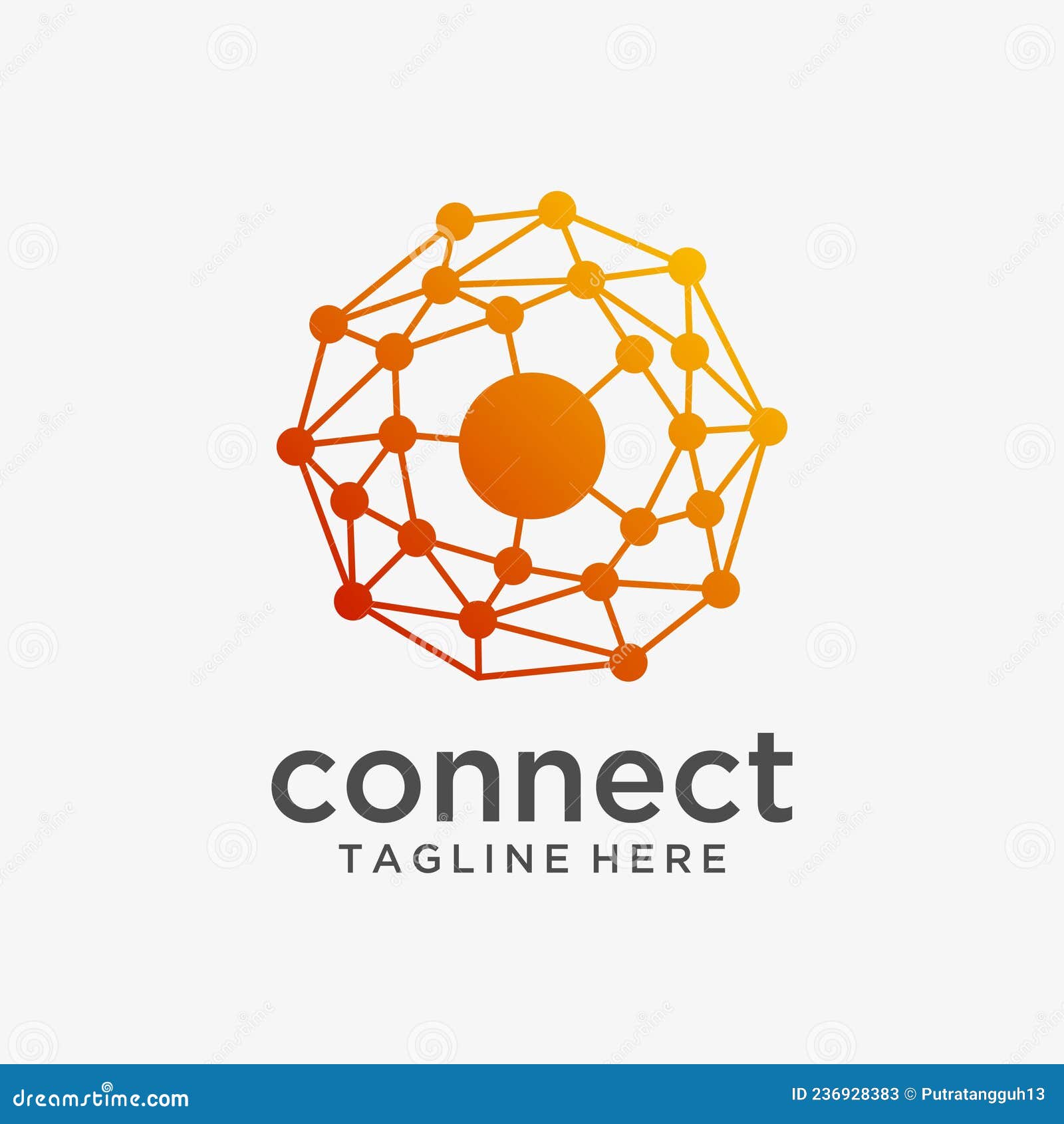 Tech connect logo design stock vector. Illustration of future - 236928383