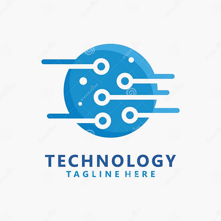 Tech connect logo design stock vector. Illustration of abstract - 238081201