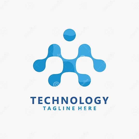 Tech connect logo design stock vector. Illustration of energy - 238081208