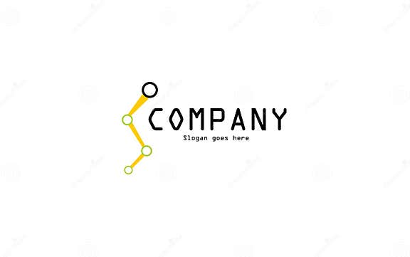 Tech connected logo stock vector. Illustration of light - 85058859