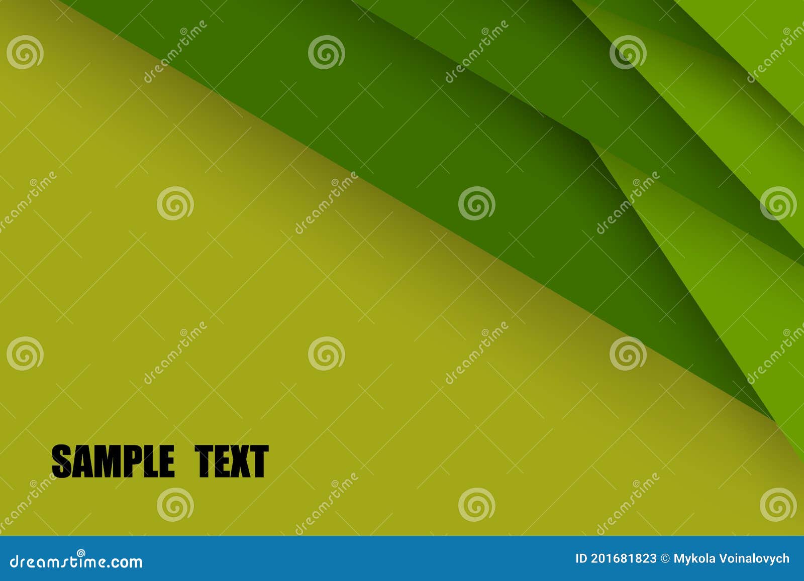 Tech Corporate Abstract Green Background. Vector Corporate Brochure ...