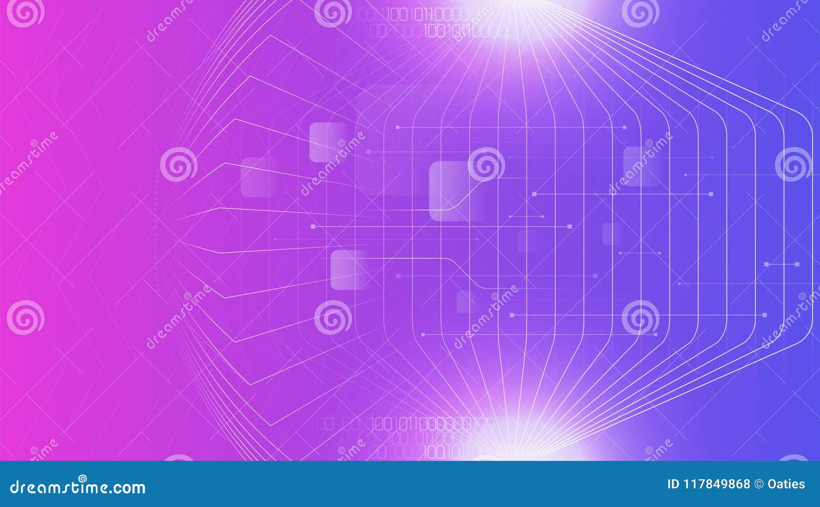 Tech Cyber Purple Colour Abstract Background Stock Vector ...