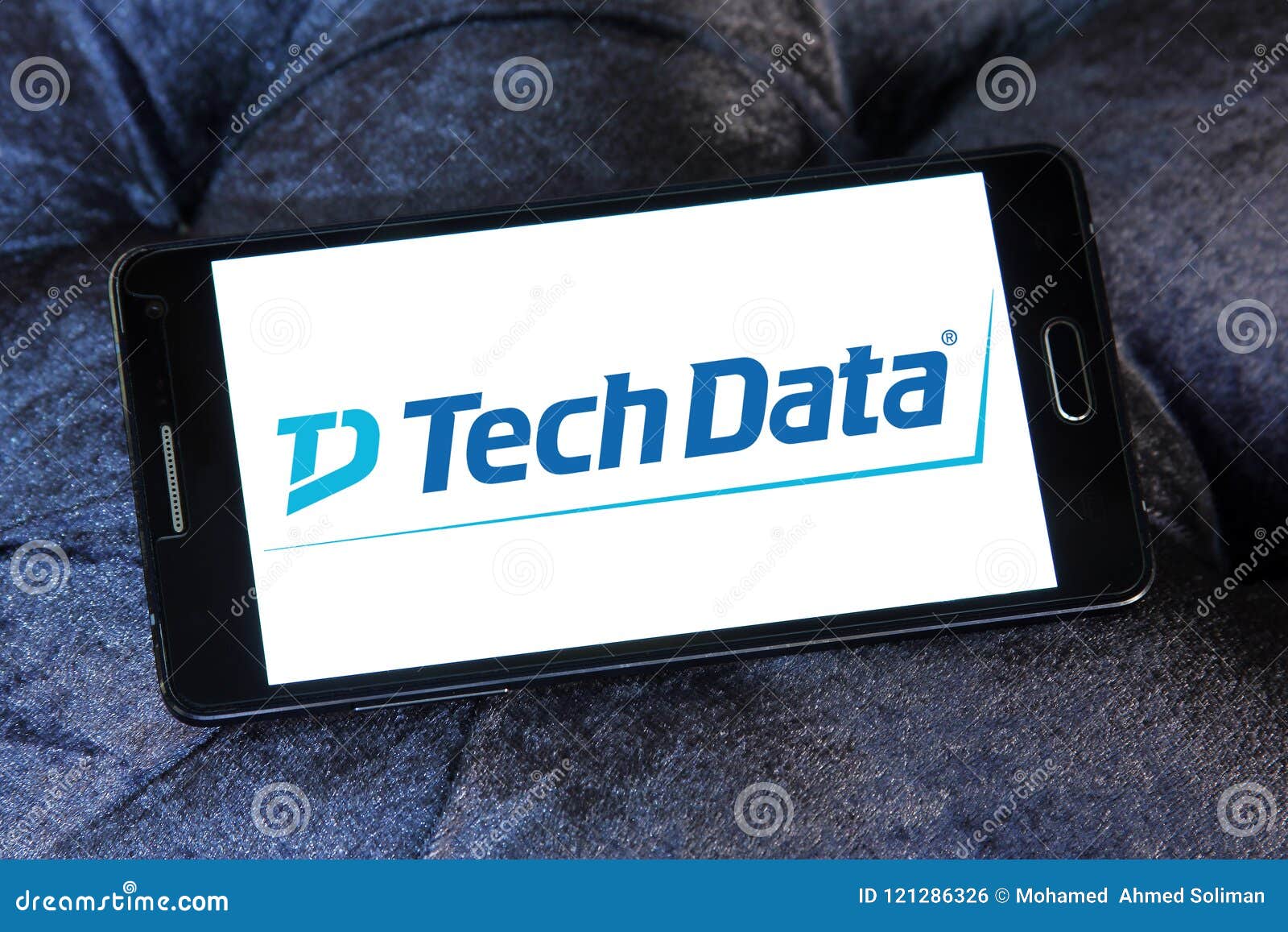 Tech Data company logo editorial photo. Image of specializing - 121286326