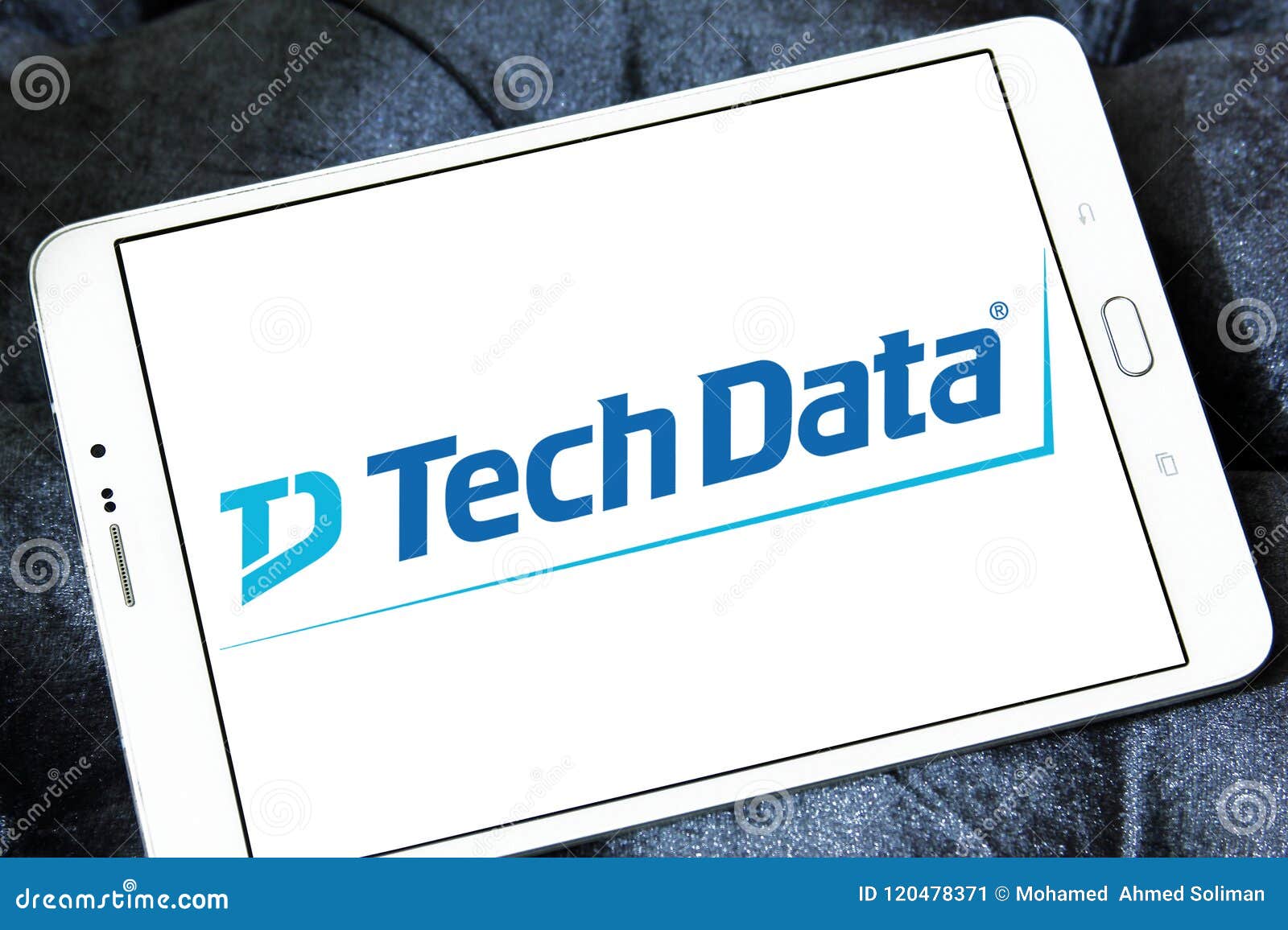 Tech Data company logo editorial photo. Image of services - 120478371