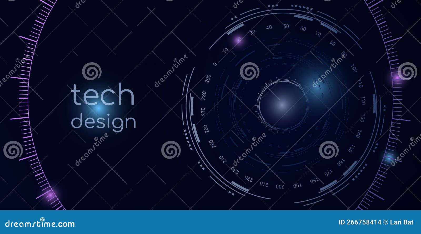Tech Design. Vector Illustration for Website or App Design, Wallpaper ...