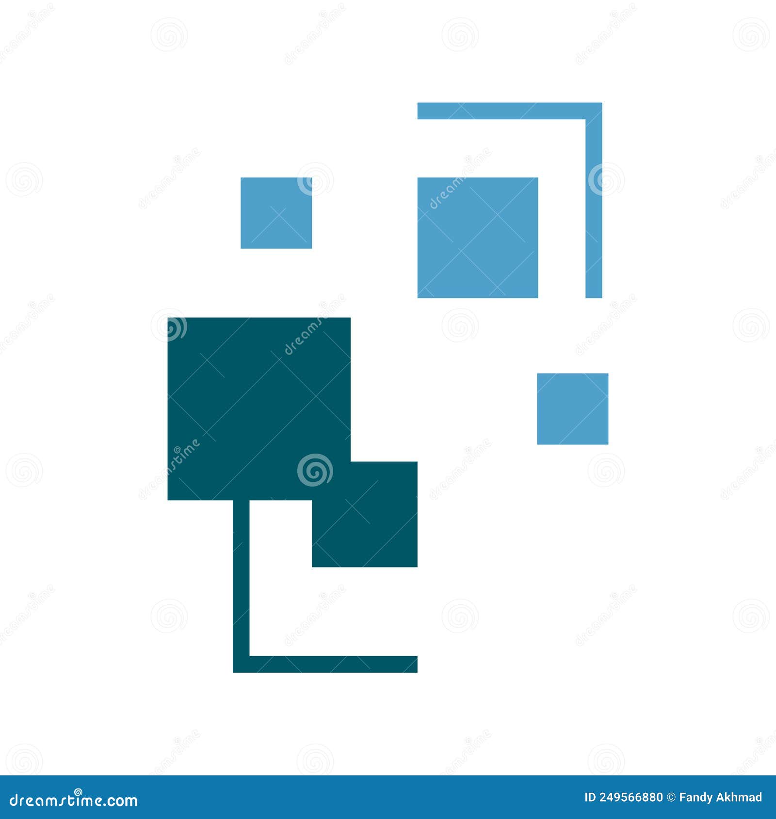 Tech Digital Signage Pixel Icon Tech Element Vector Logo Icon ...