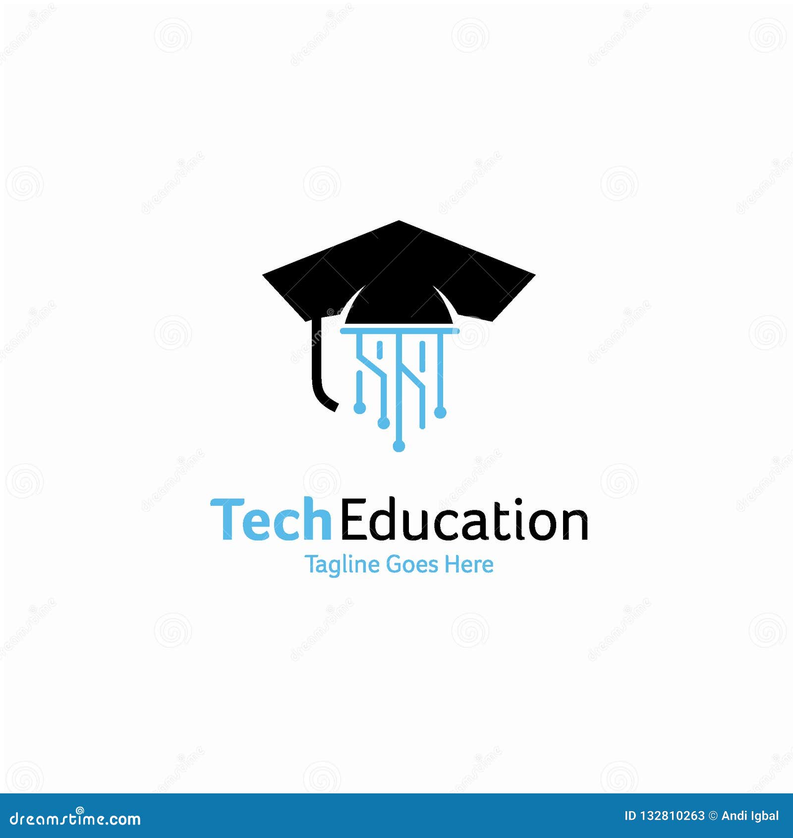 Tech Education Logo Design Concept, Education Logo Template Stock ... Tech Education Logo Design Concept, Education Logo Template Stock ...