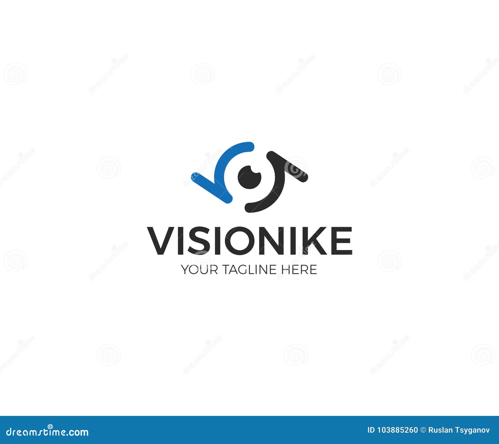 Tech Eye Logo Template. Vision Vector Design Stock Vector ...