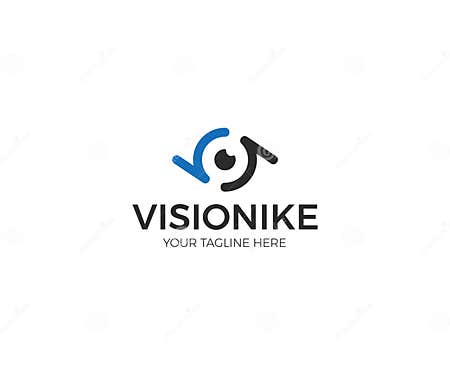 Tech Eye Logo Template. Vision Vector Design Stock Vector ...