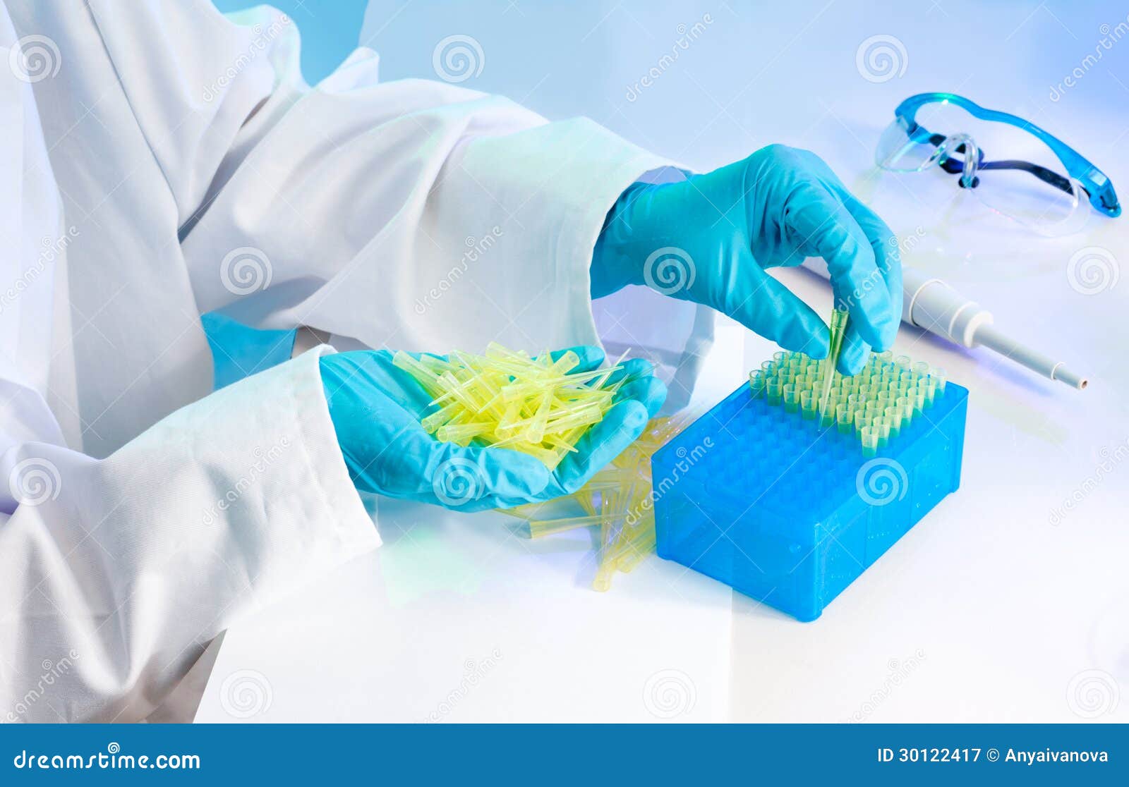 Repetitive Dull Work in Scientific Lab Stock Image - Image of automatic ...