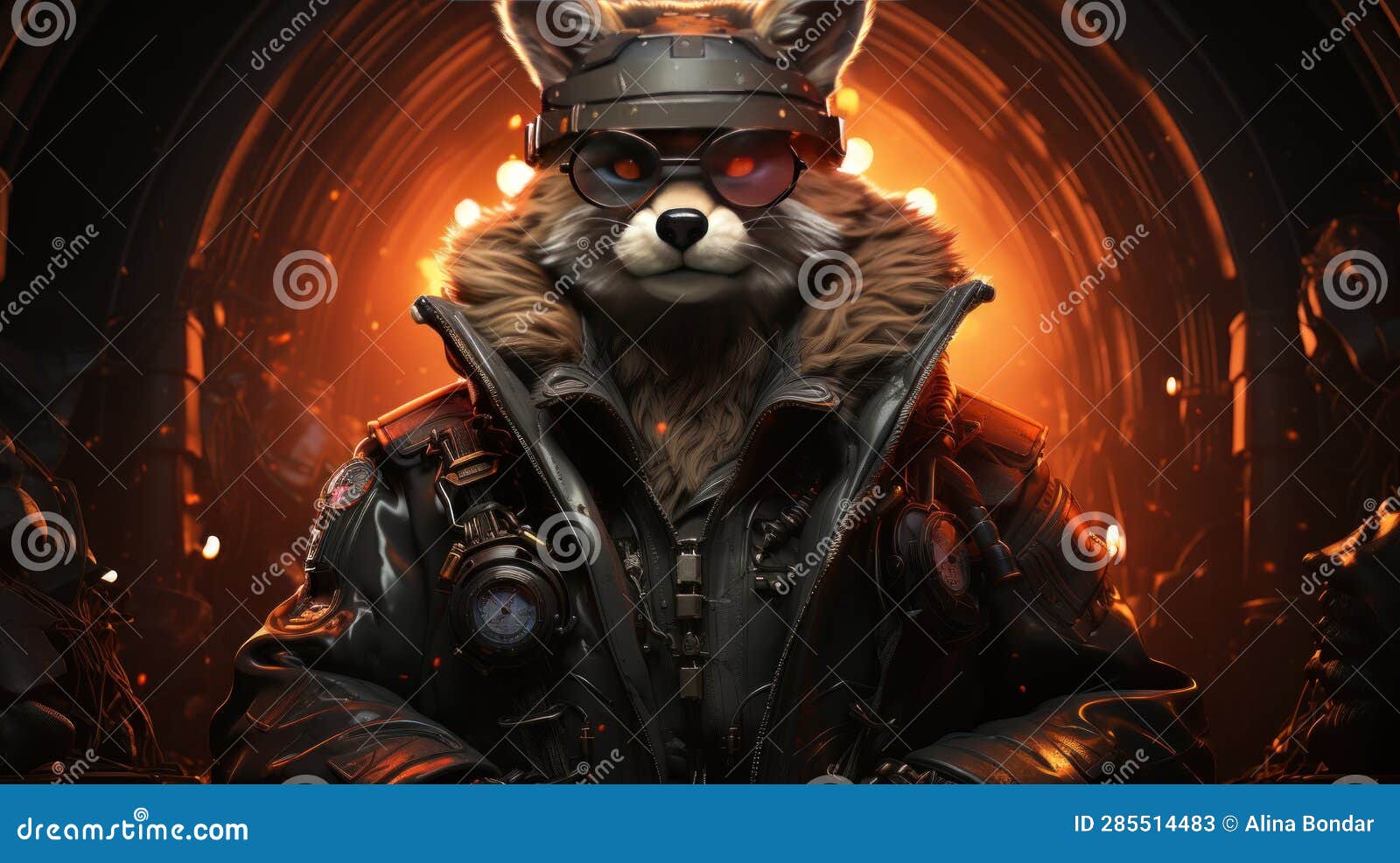 Tech-fox Bet: Anime Art in the Shadows. Created with Generative AI ...