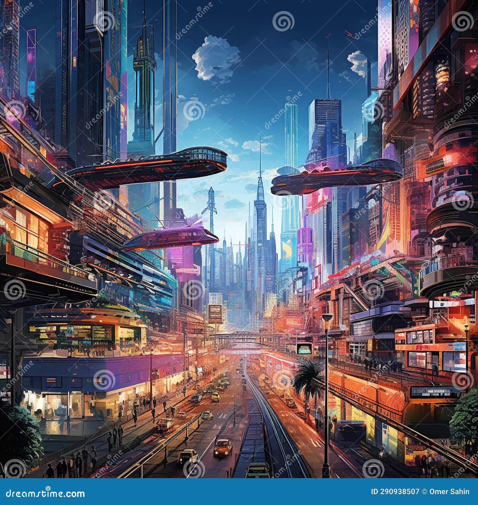 Tech Fusion - Elements of Technology Merging To Create a Futuristic ...