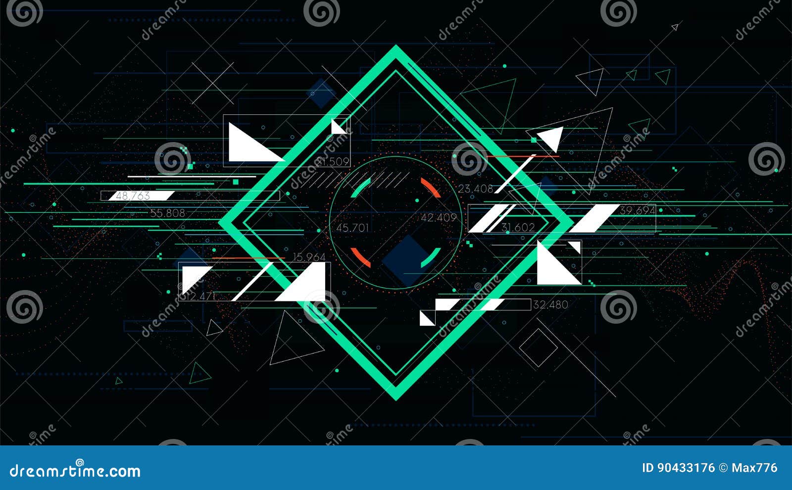 Square Techno Elements Stock Illustrations – 1,468 Square Techno ...