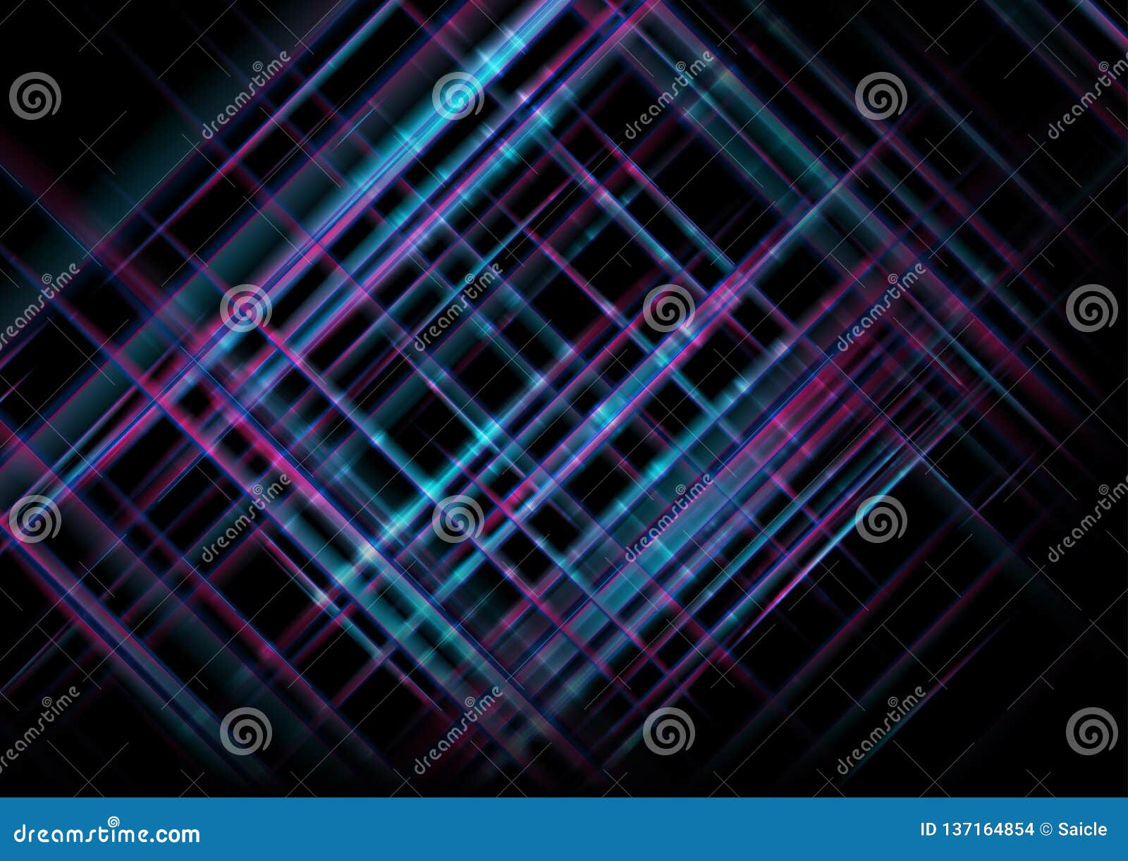 Tech Futuristic Blue Purple Stripes Abstract Background Stock Vector ...