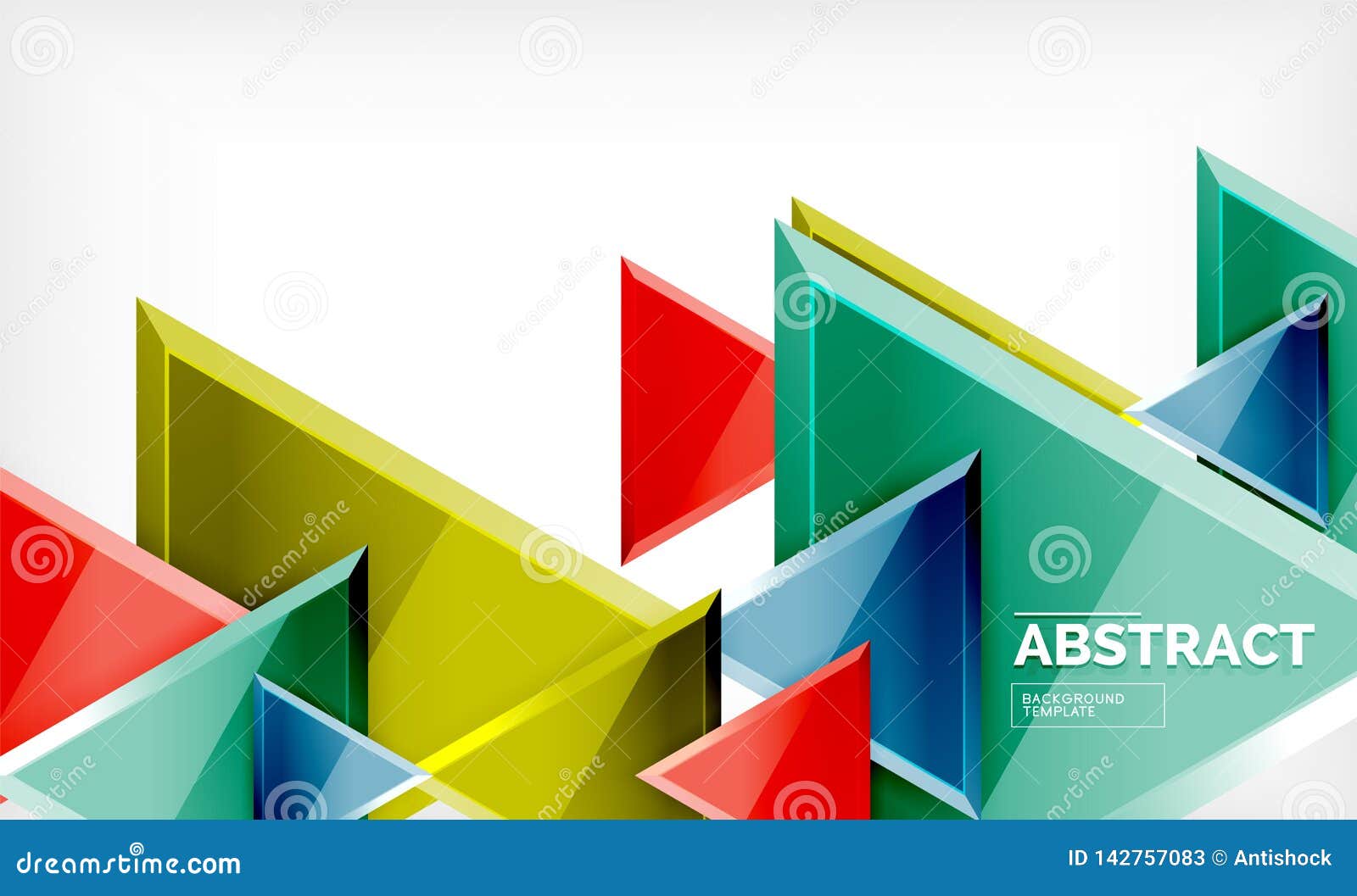Tech Futuristic Geometric 3d Shapes, Minimal Abstract Background Stock ...