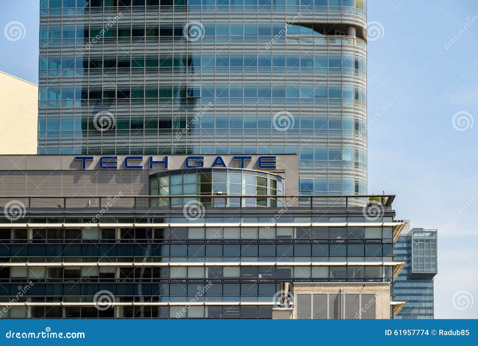 Tech Gate Tower Skyscraper in Vienna Editorial Stock Image - Image of ...