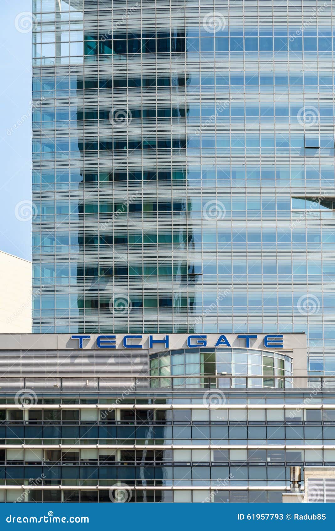 Tech Gate Tower Skyscraper in Vienna Editorial Stock Photo - Image of ...
