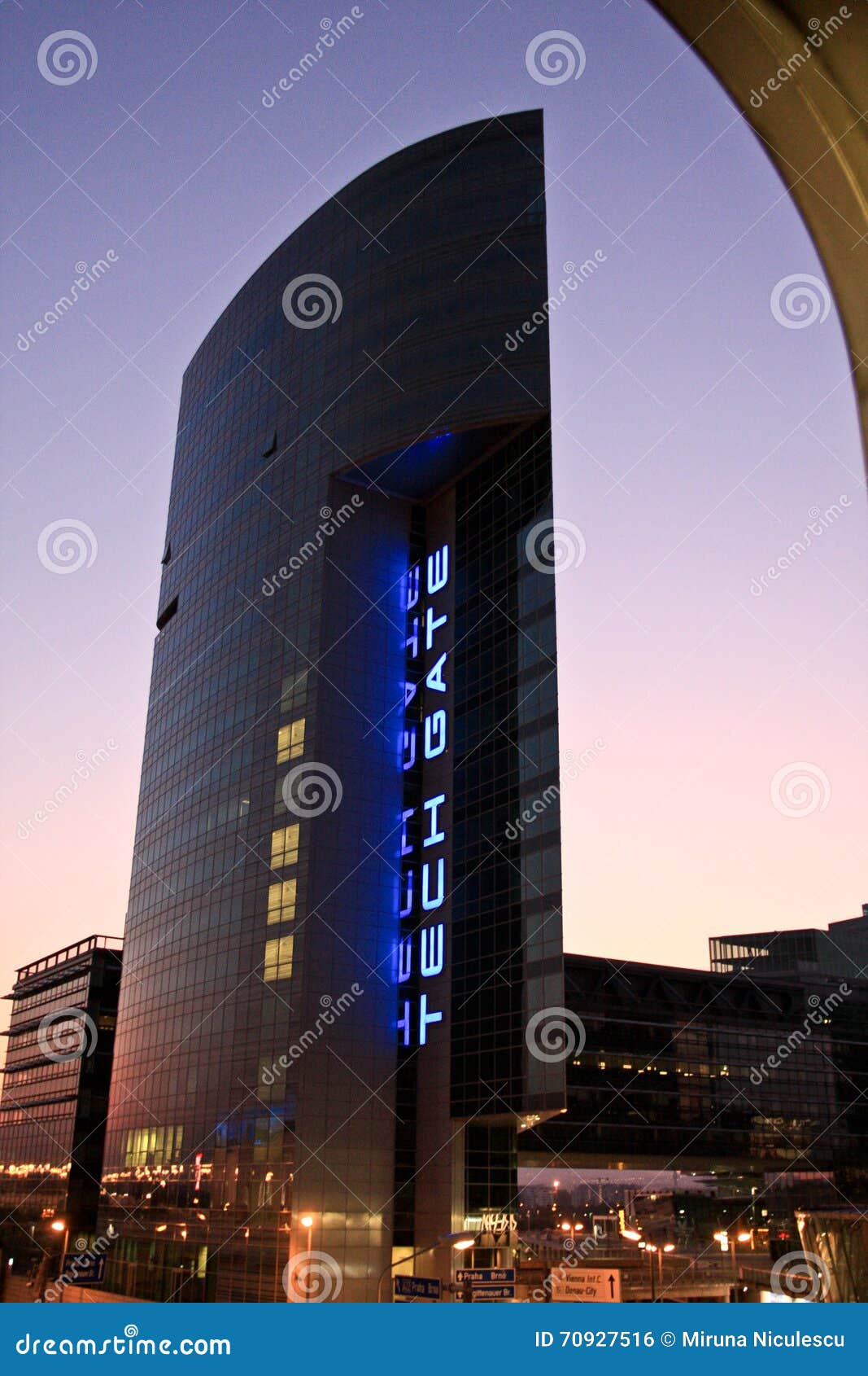 Tech Gate Tower, Vienna, Austria Editorial Photo - Image of vienna ...