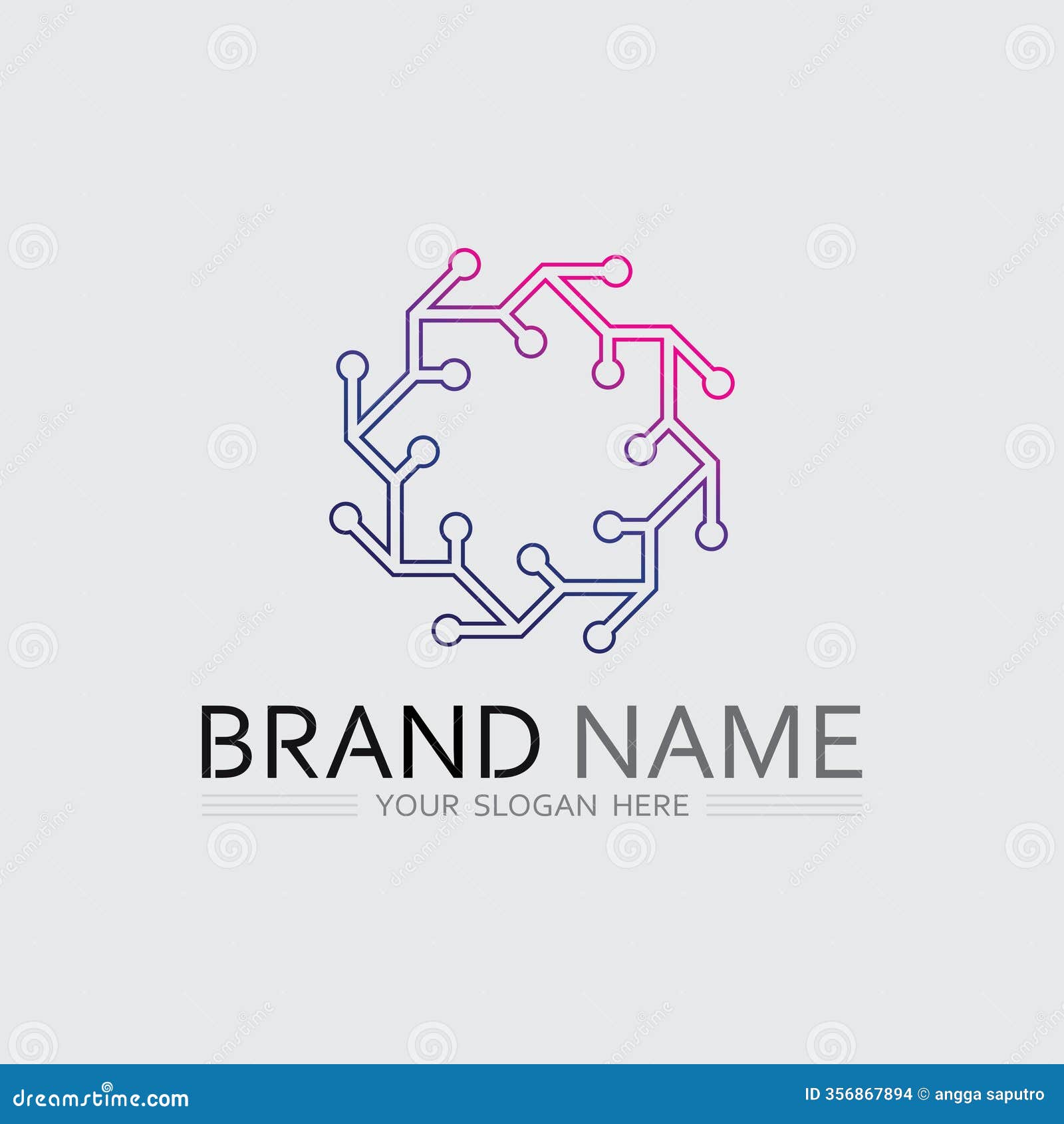 Tech Gear Logo Vector Design Template. Technology Logo Template Design ...