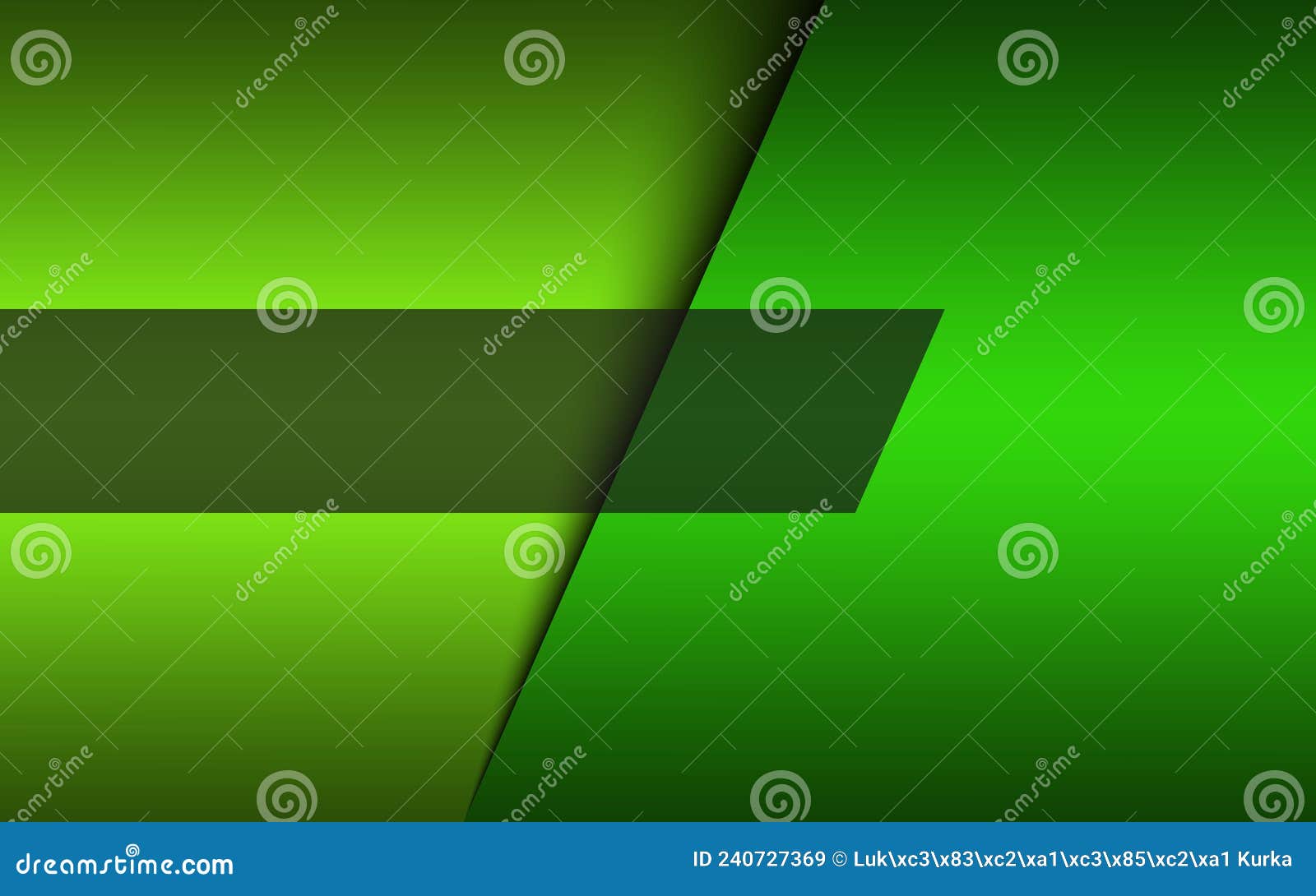 Tech Green Modern Material Design. Vector Abstract Widescreen ...