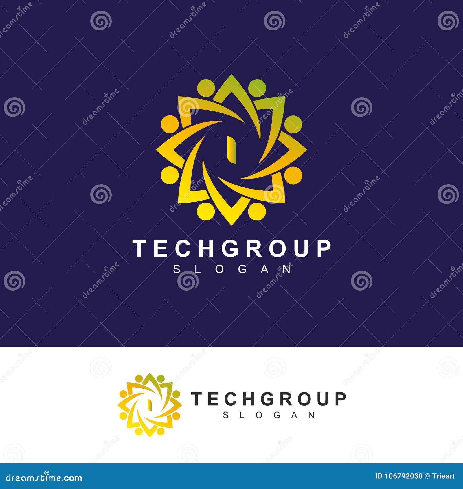 Tech Group Initial Letter I Logo Design Usable for Company Logo Stock ...