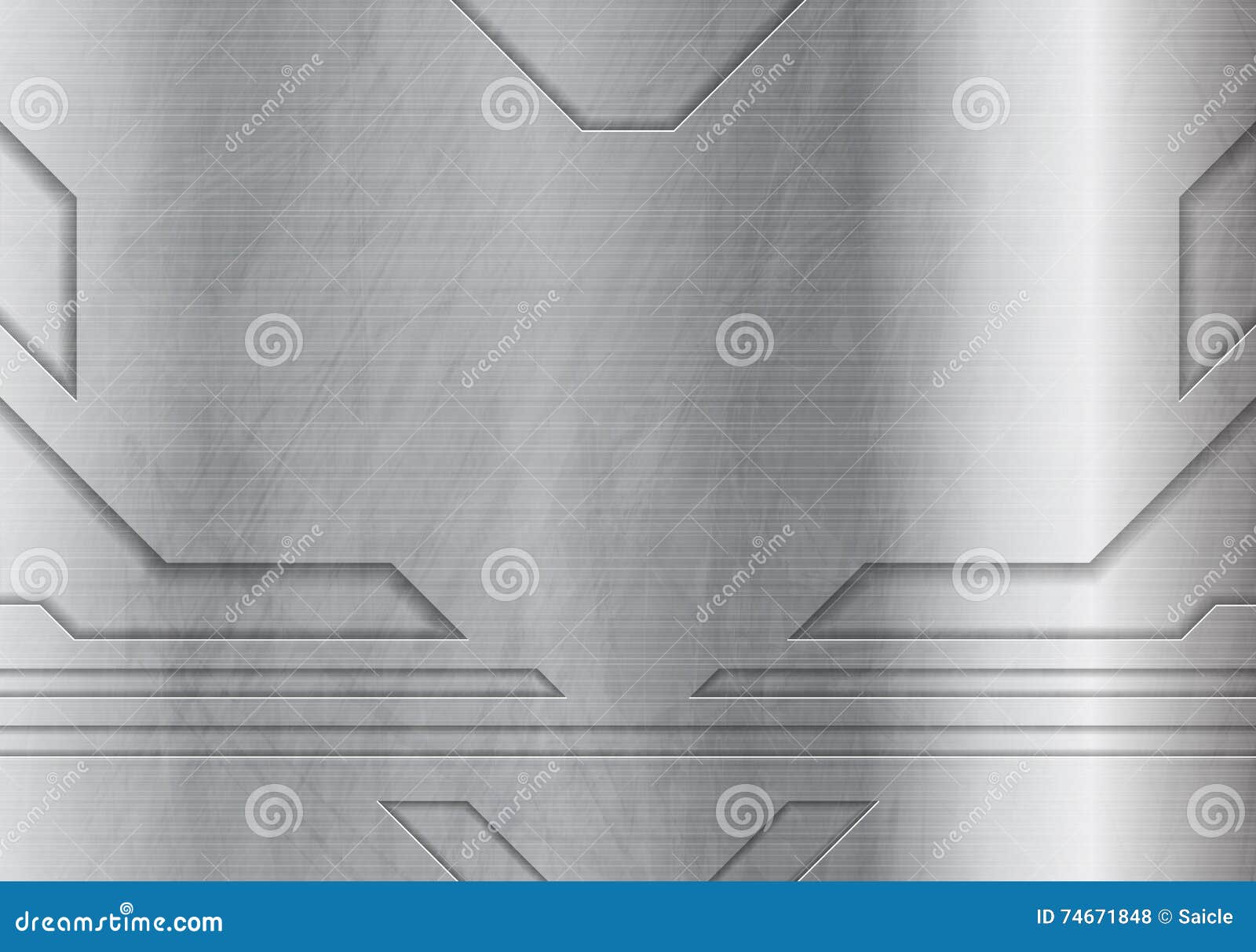 Tech Grunge Metallic Background Stock Vector - Illustration of ...