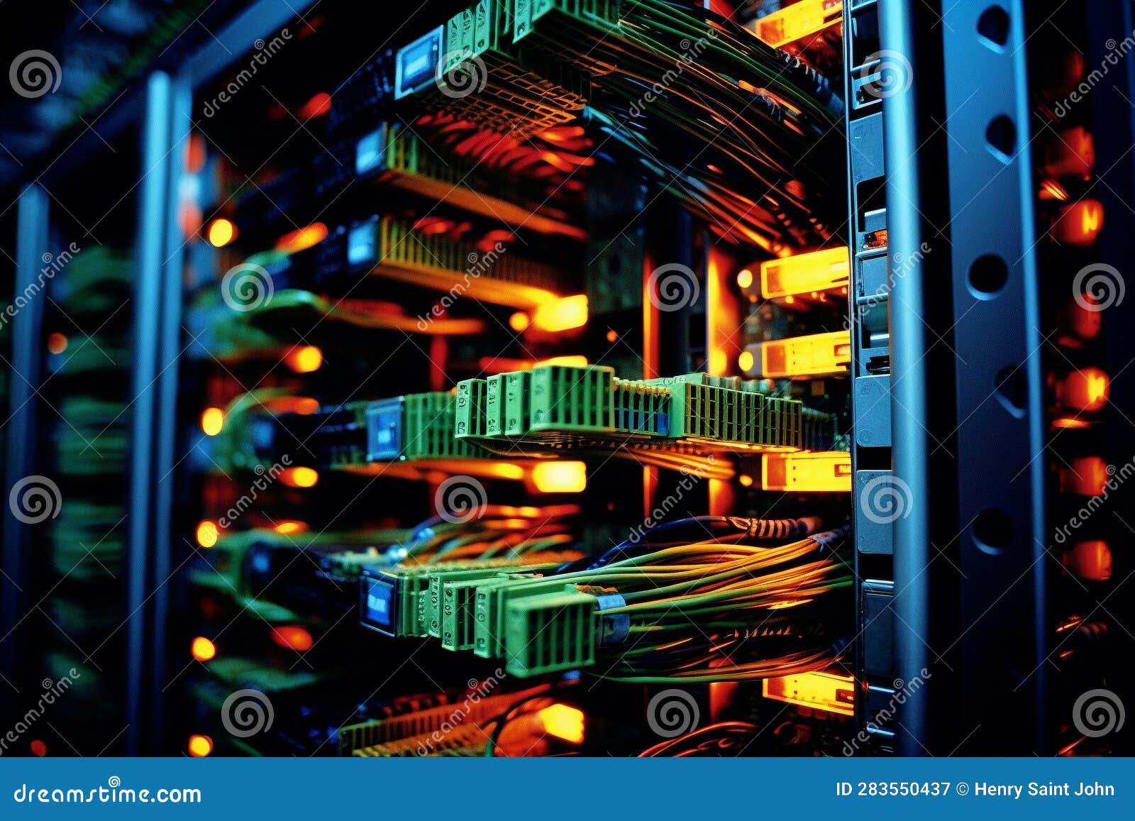 Tech Harmony: the Orchestra of Information Technology Stock Illustration - Illustration of ...