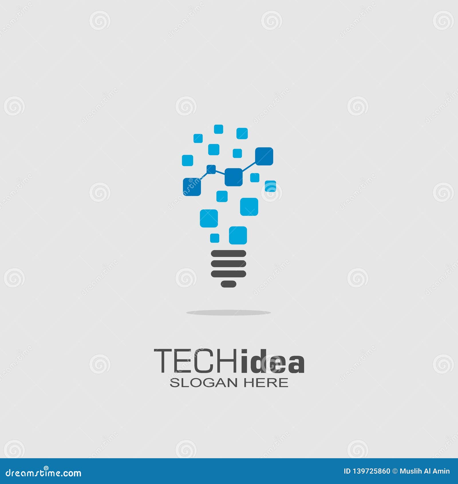 Tech idea logo stock vector. Illustration of digital - 139725860