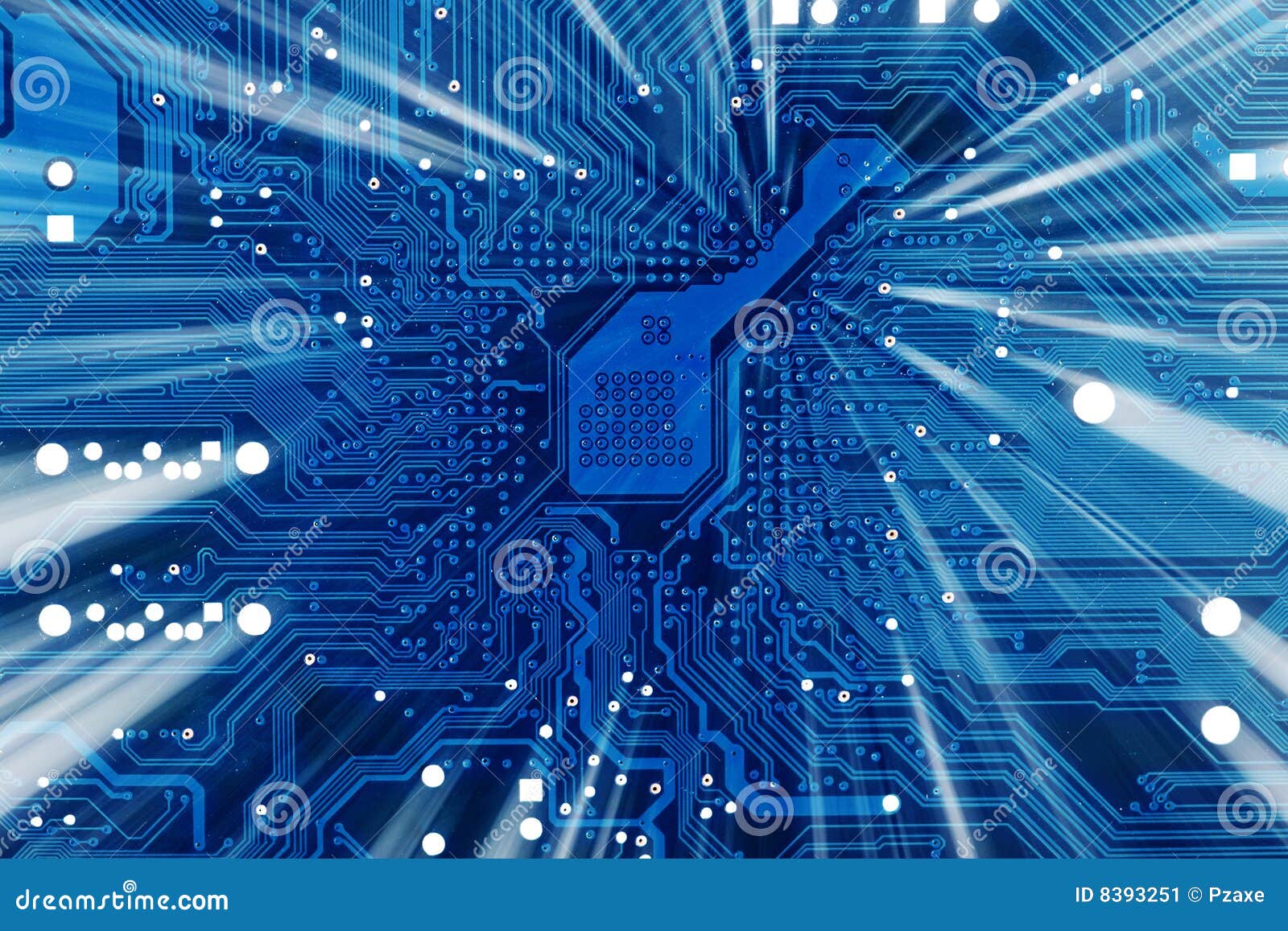 Tech Industrial Electronic Blue Background Stock Image - Image of panel ...