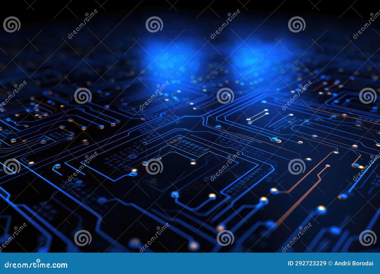 Tech Innovation Design. Generative AI. Stock Illustration ...