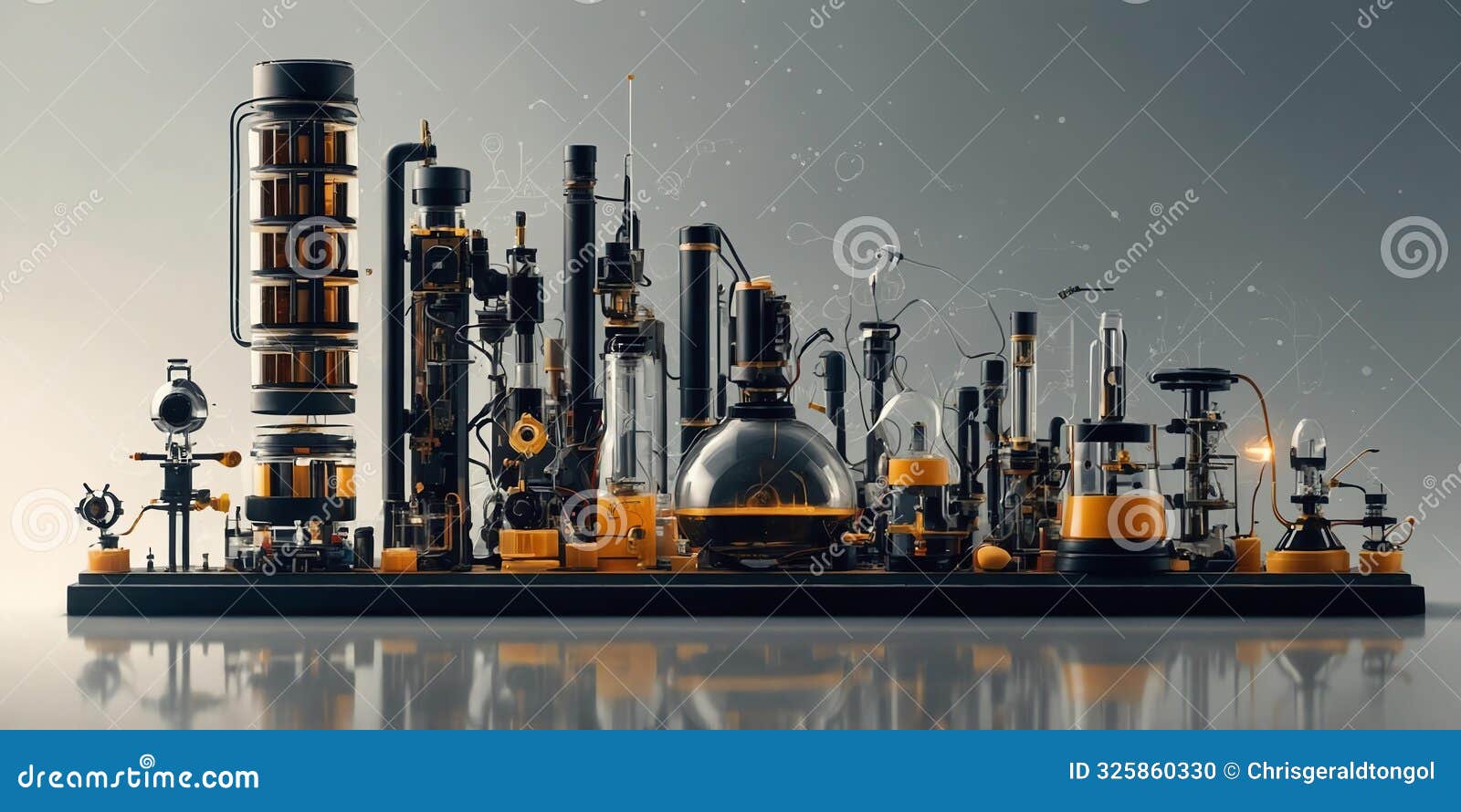 Tech and Innovation Themed Flat Banner Ai Generated Stock Illustration ...