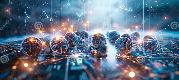 Tech Innovators Brainstorm Digital Solutions - Global Networking Data Analysis Software ...