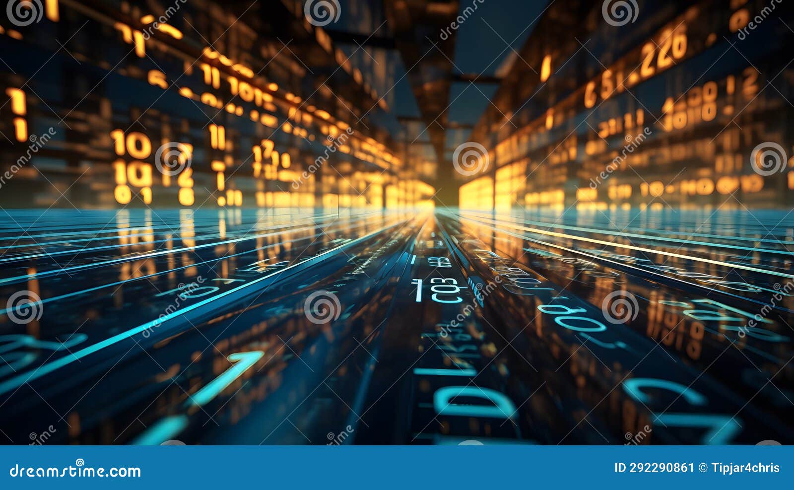 Tech-Inspired Visuals: Numbers and Symbols in Digital Wallpaper Stock ...