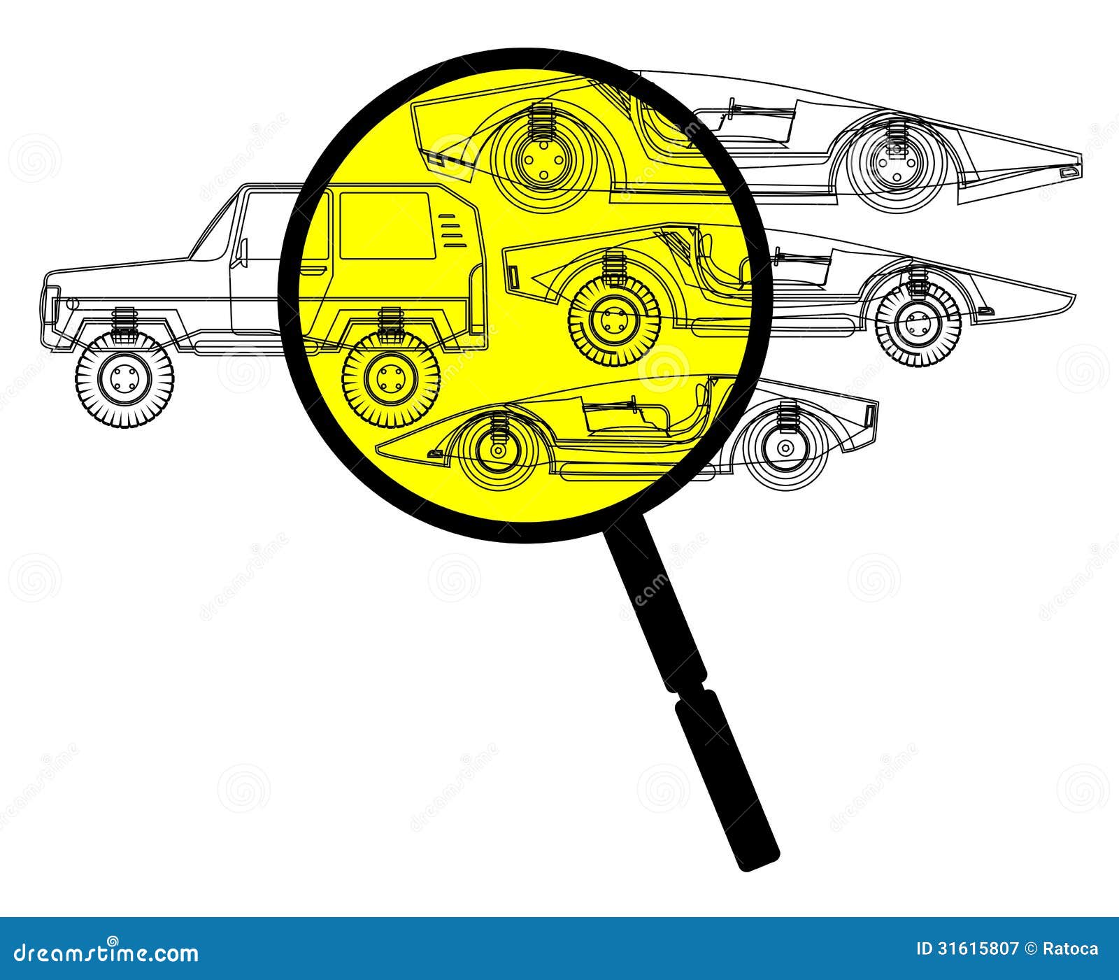 Tech investigation stock vector. Illustration of original - 31615807