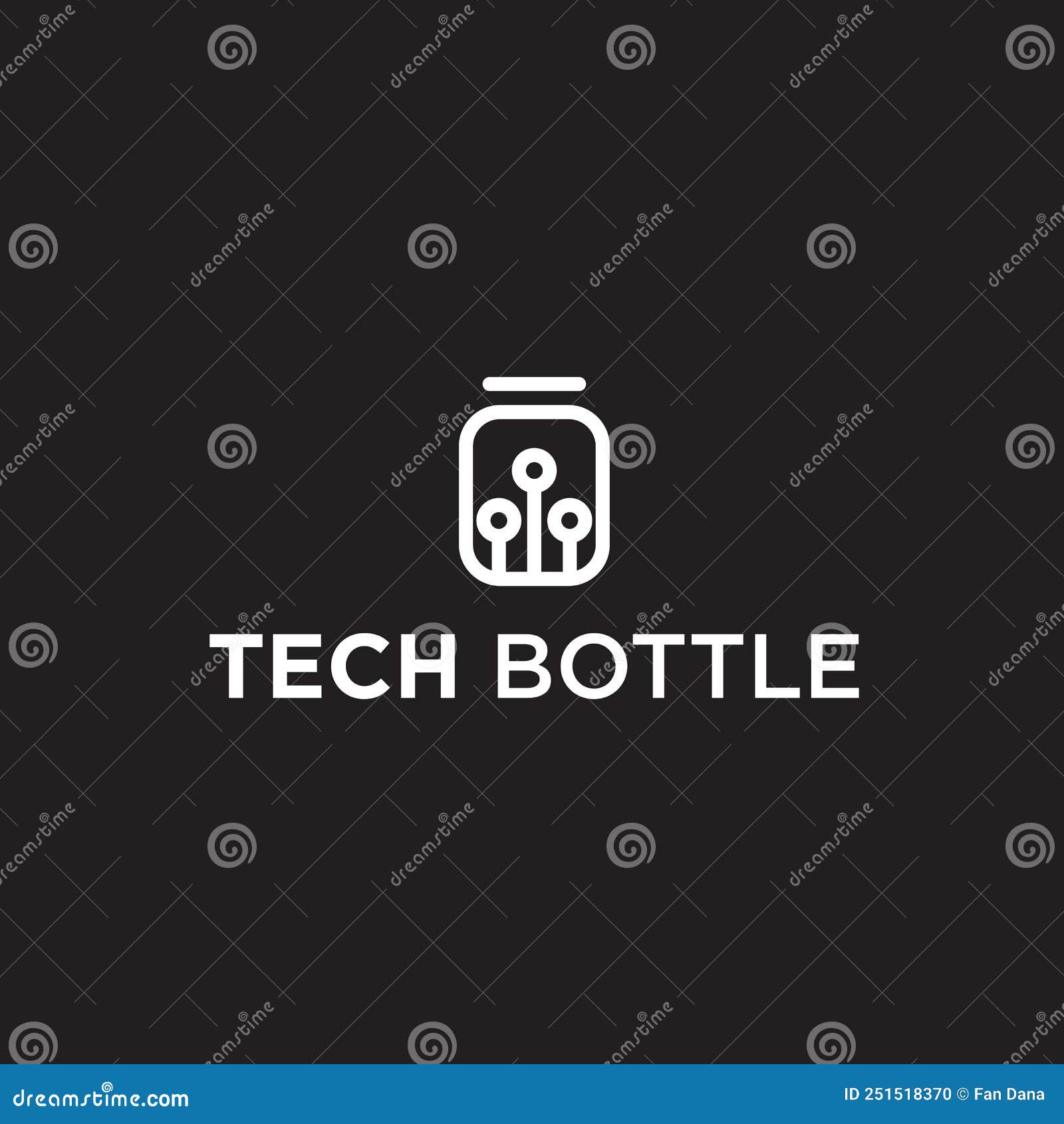 Tech jar logo jar vector stock vector. Illustration of company - 251518370