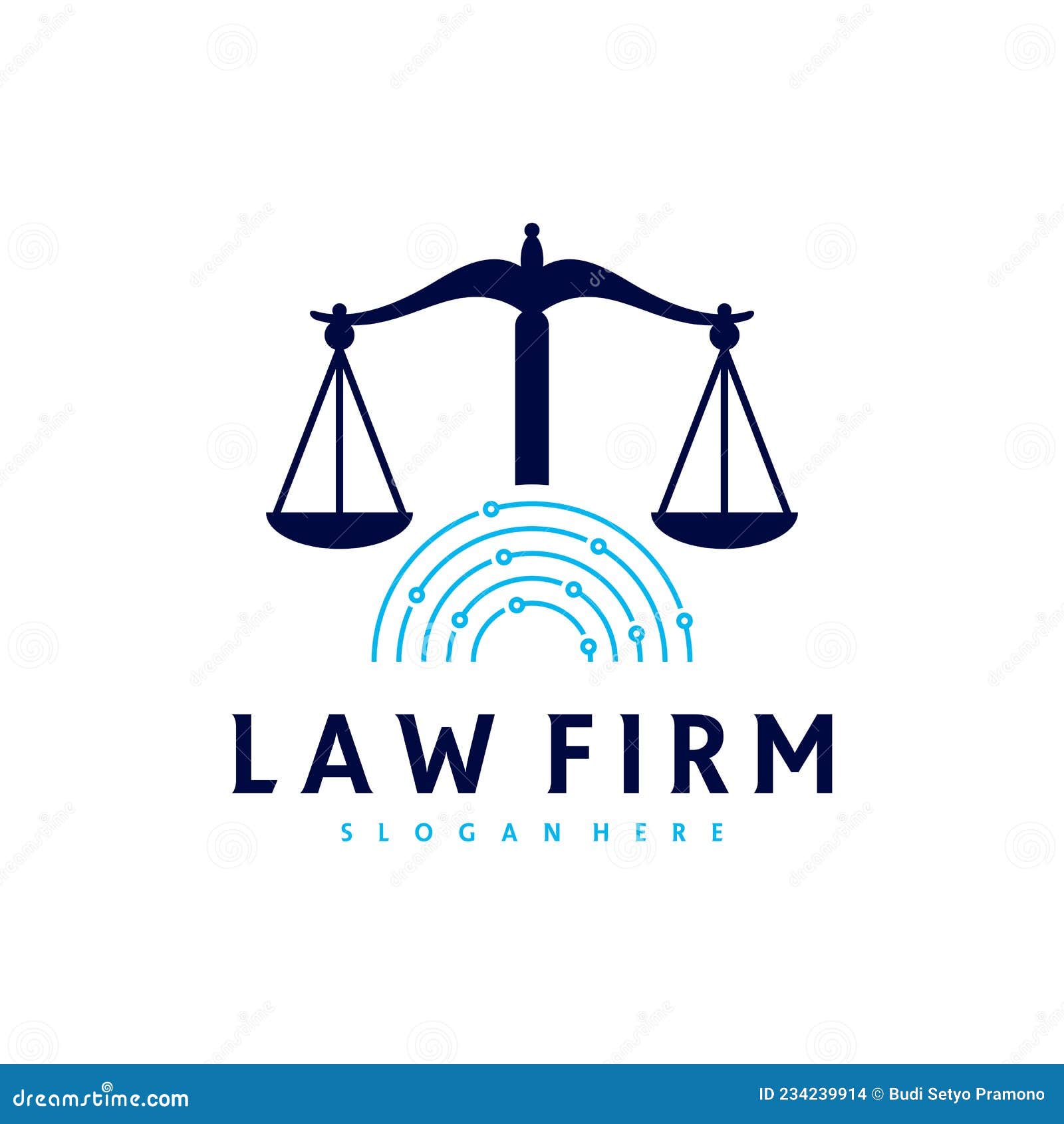 Tech Justice Logo Vector Template, Creative Law Firm Logo Design ...