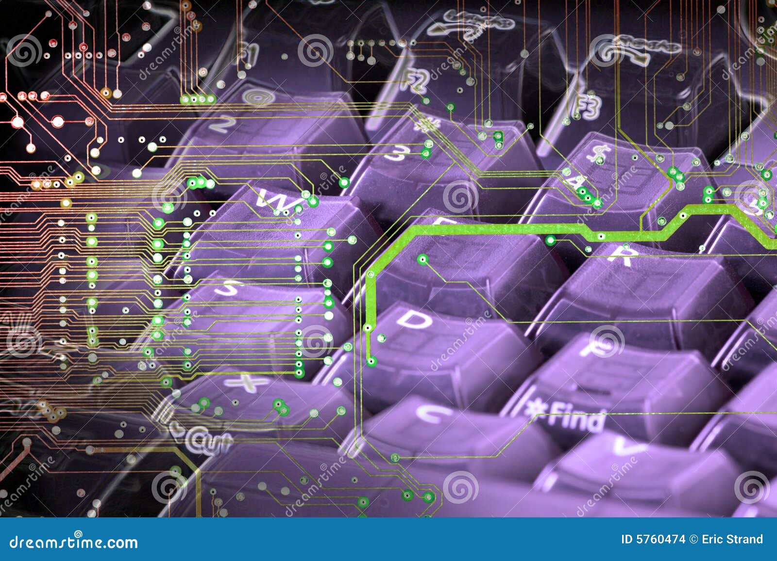 Tech keyboard stock photo. Image of concept, chip, computer - 5760474