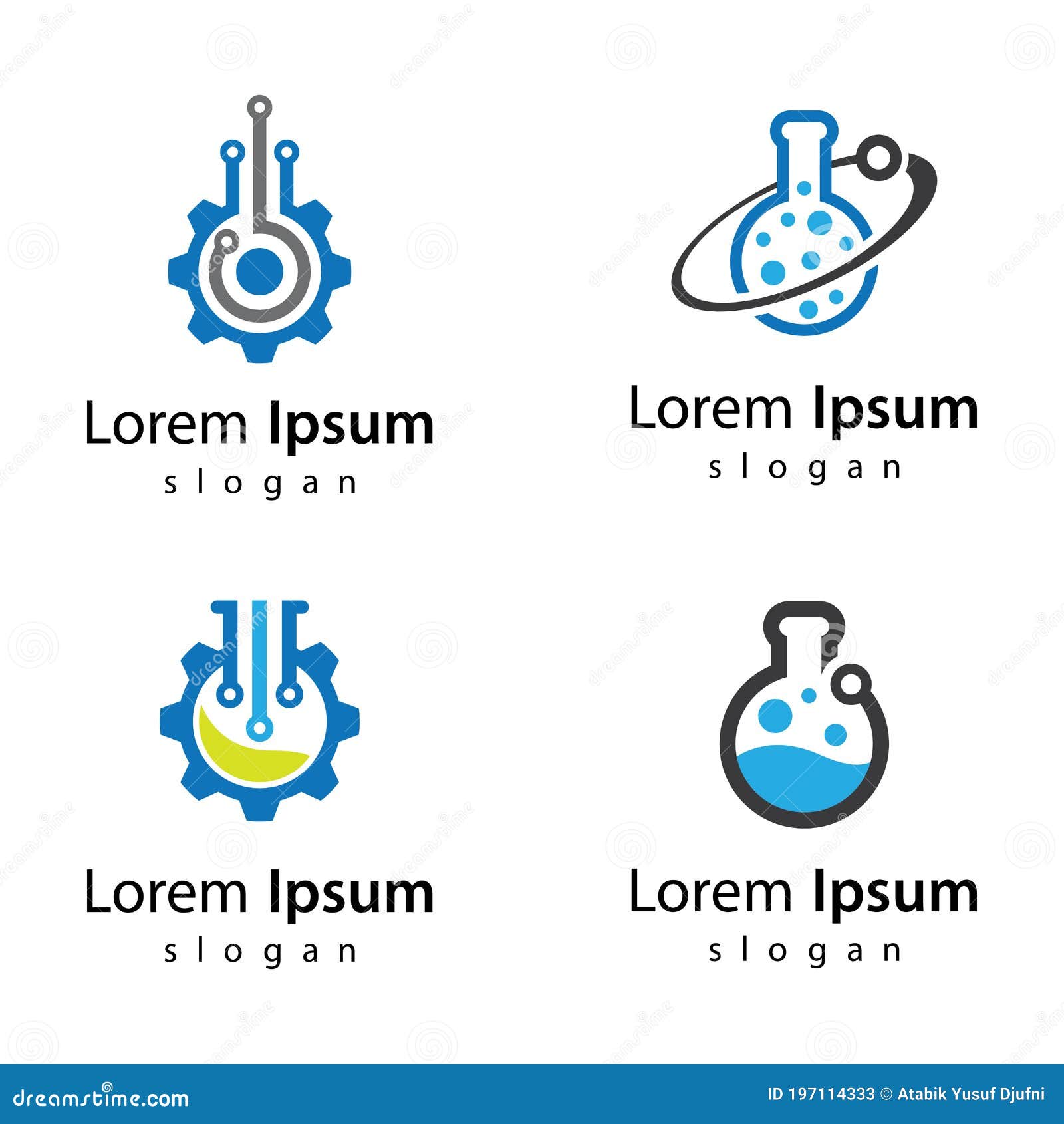 Tech lab logo images stock vector. Illustration of business - 197114333