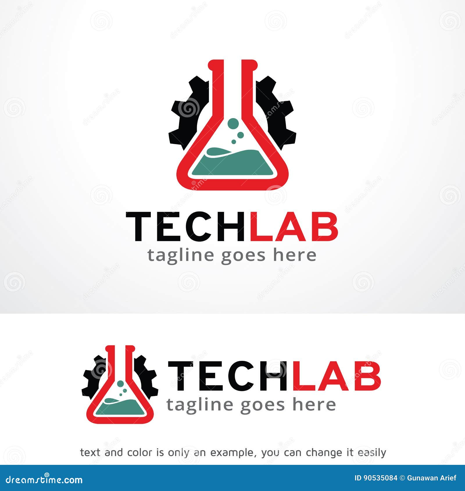 Tech Lab Logo Template Design Vector, Emblem, Design Concept, Creative ...