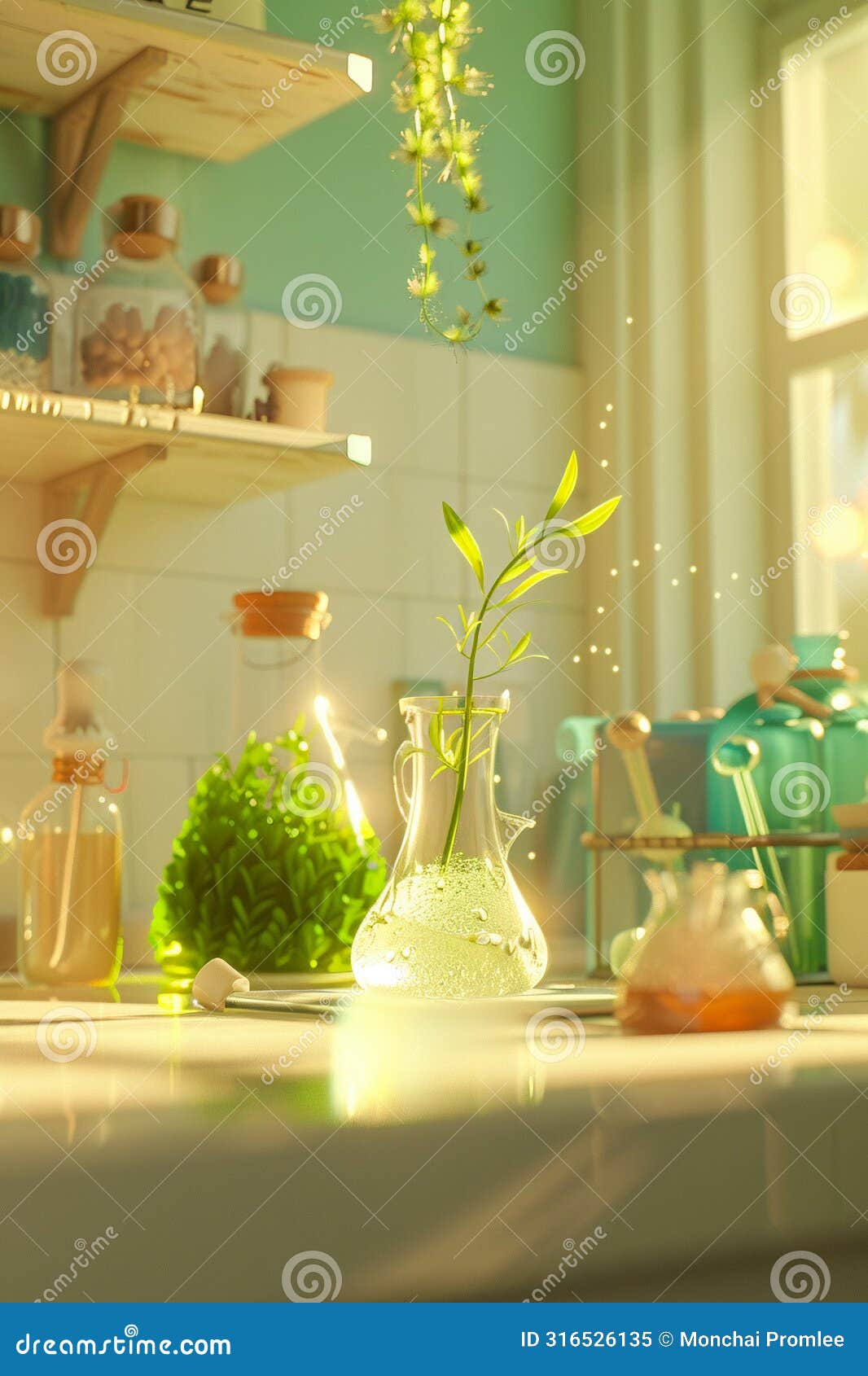 Testing Lab A Clean Laboratory Setting Where A Technician Is Running ...