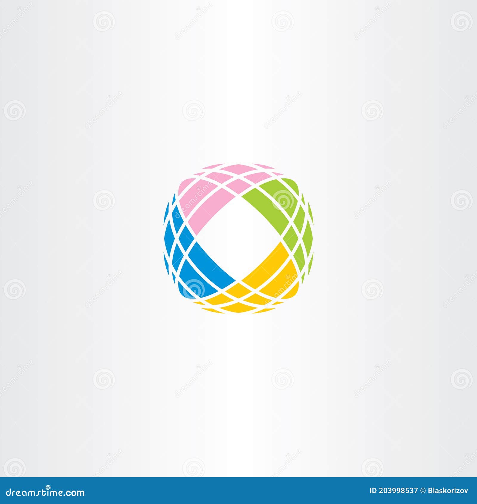 Tech Logo Abstract Colorful Vector Icon Business Symbol Stock Vector ...