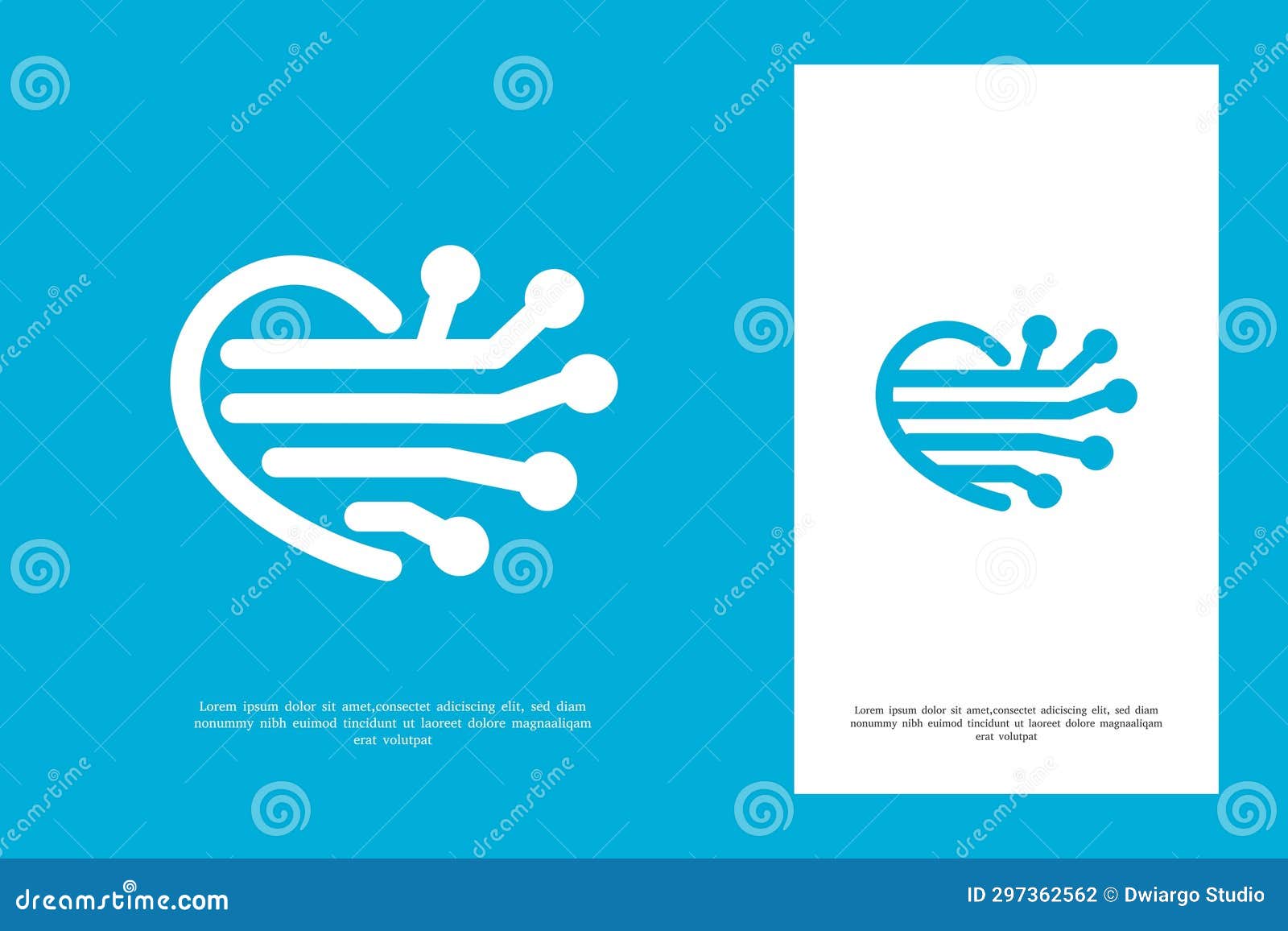 Tech Love Logo Template Design Vector Illustration Stock Vector ...