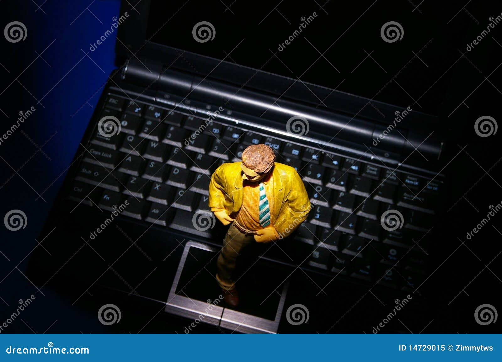 Tech man stock image. Image of figure, technology, confident - 14729015