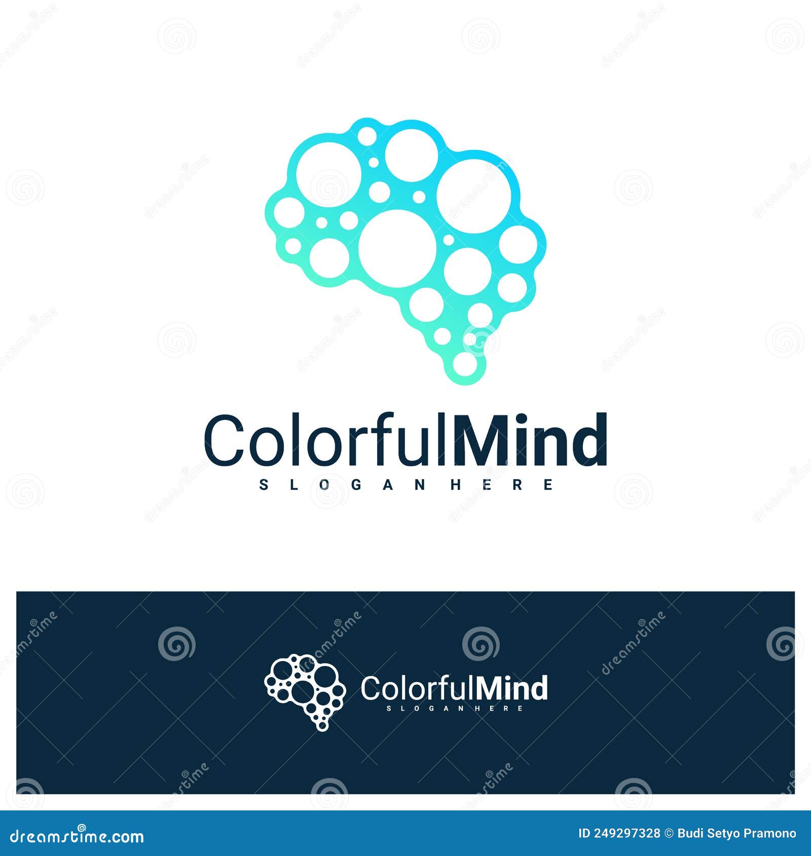 Tech Mind Logo Design Vector Template, Brain Logo Concepts Illustration ...