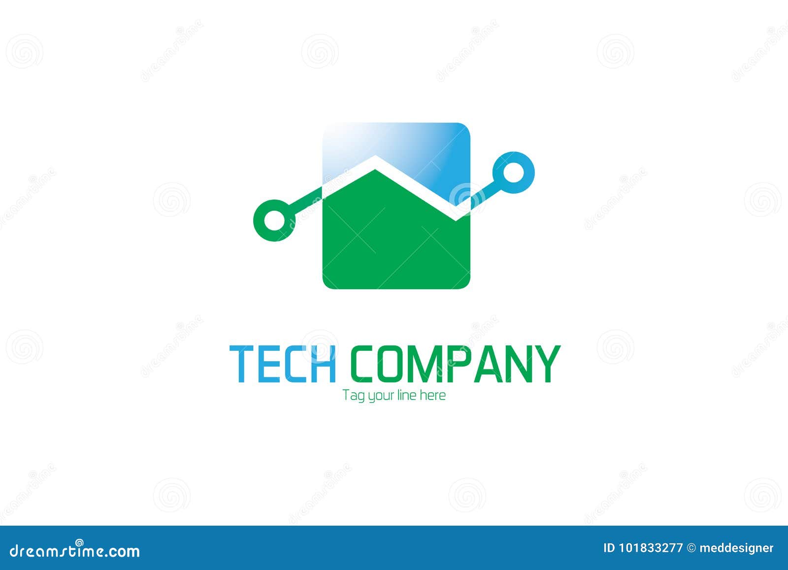 Tech mountain logo stock vector. Illustration of symbol - 101833277